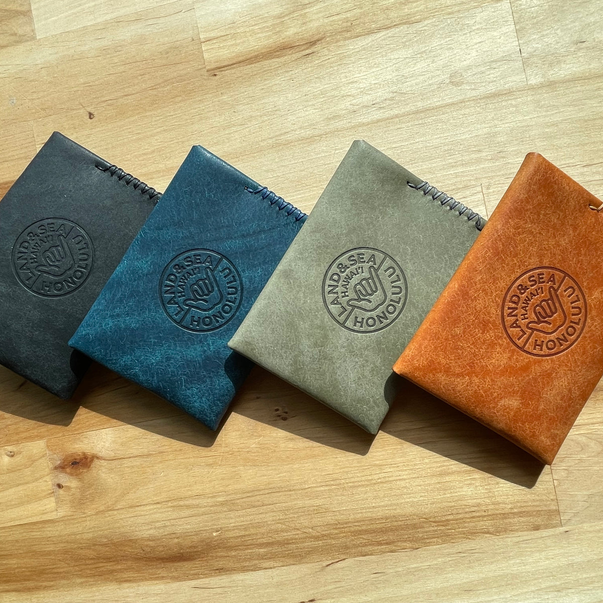 Open Sea Leather | Land and Sea Golf Custom Gun Deck Wallet – Land ...